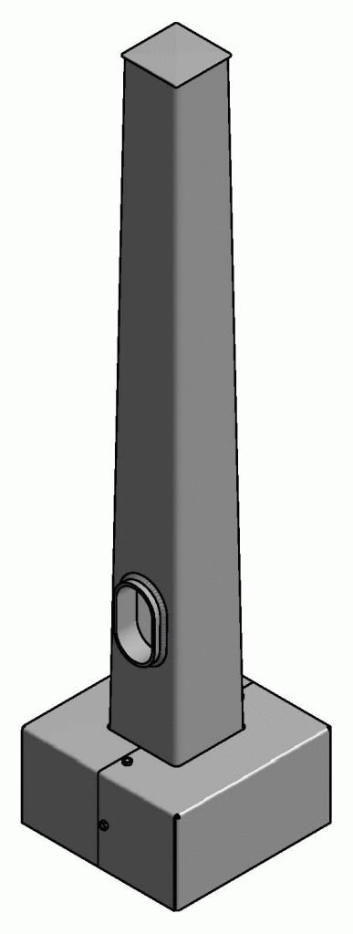 Square Tapered Steel Poles - United Lighting Standards